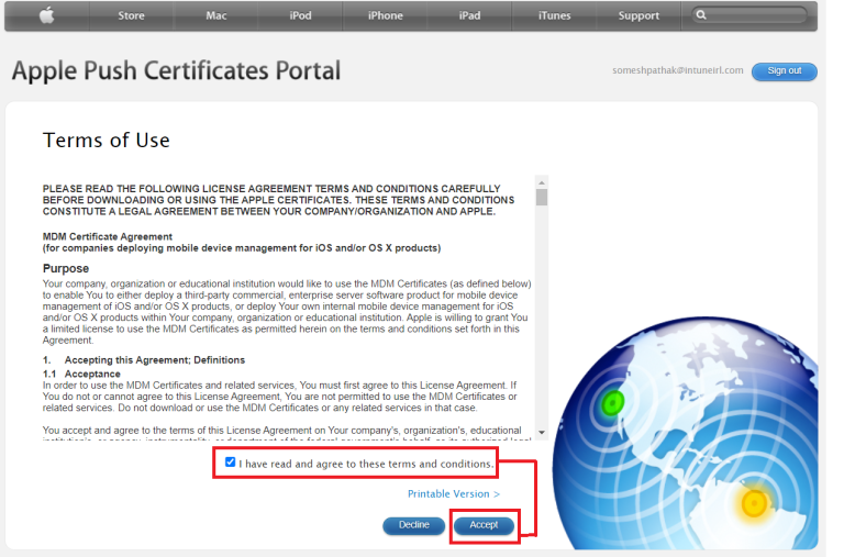 Configuring the Apple Business Manager (ABM) servic